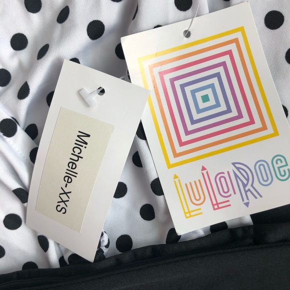 LuLaRoe | Dresses | Nwt Lularoe Polka Dot Michelle Dress Xxs | Poshmark